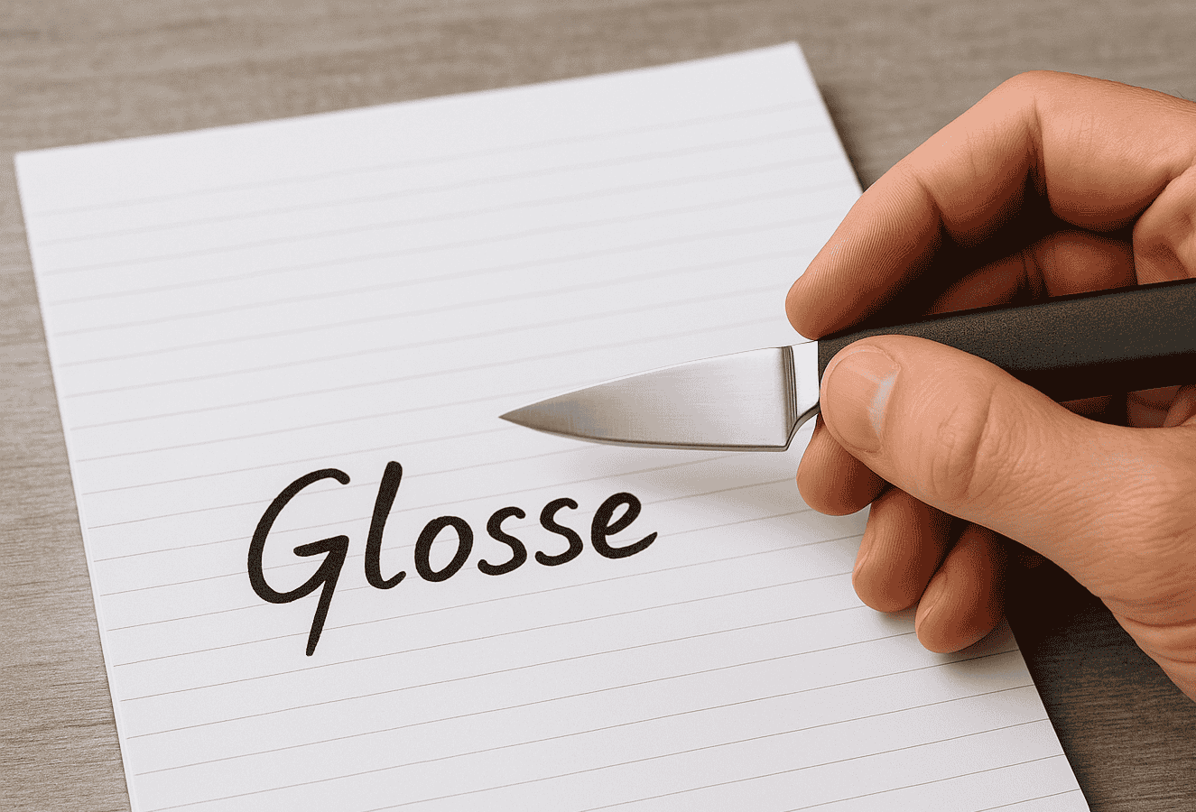 Glosse | Journalistikon